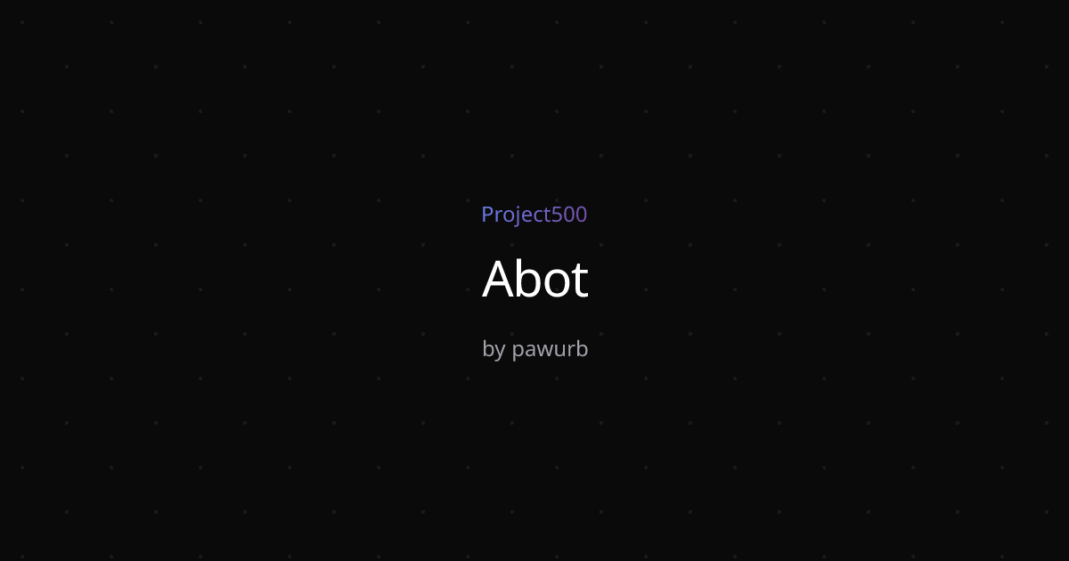 Abot | Project500